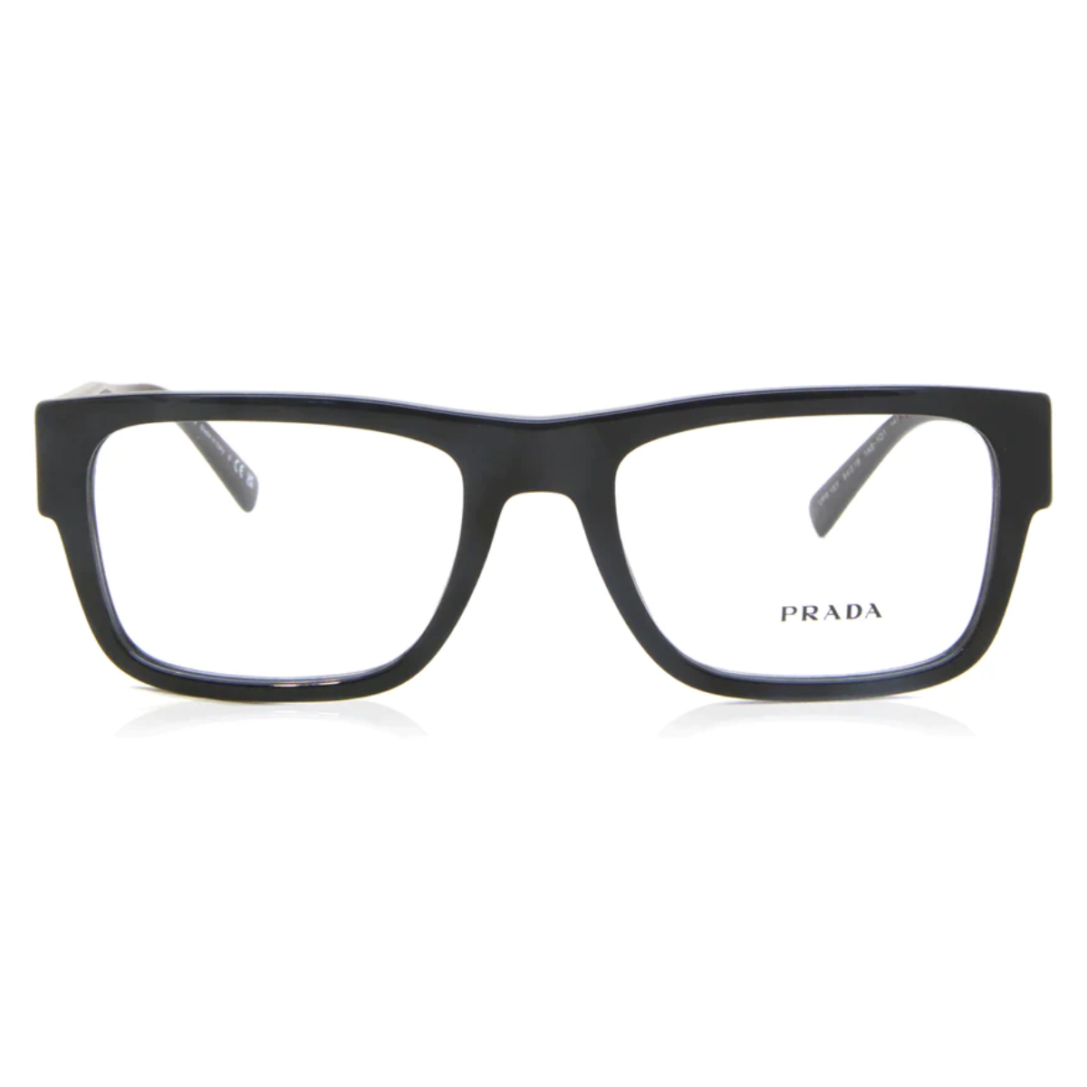 Shop Prada Eyeglasses VPR-15Y 1AB-101 Rectangle Optical Frames | Prada ...